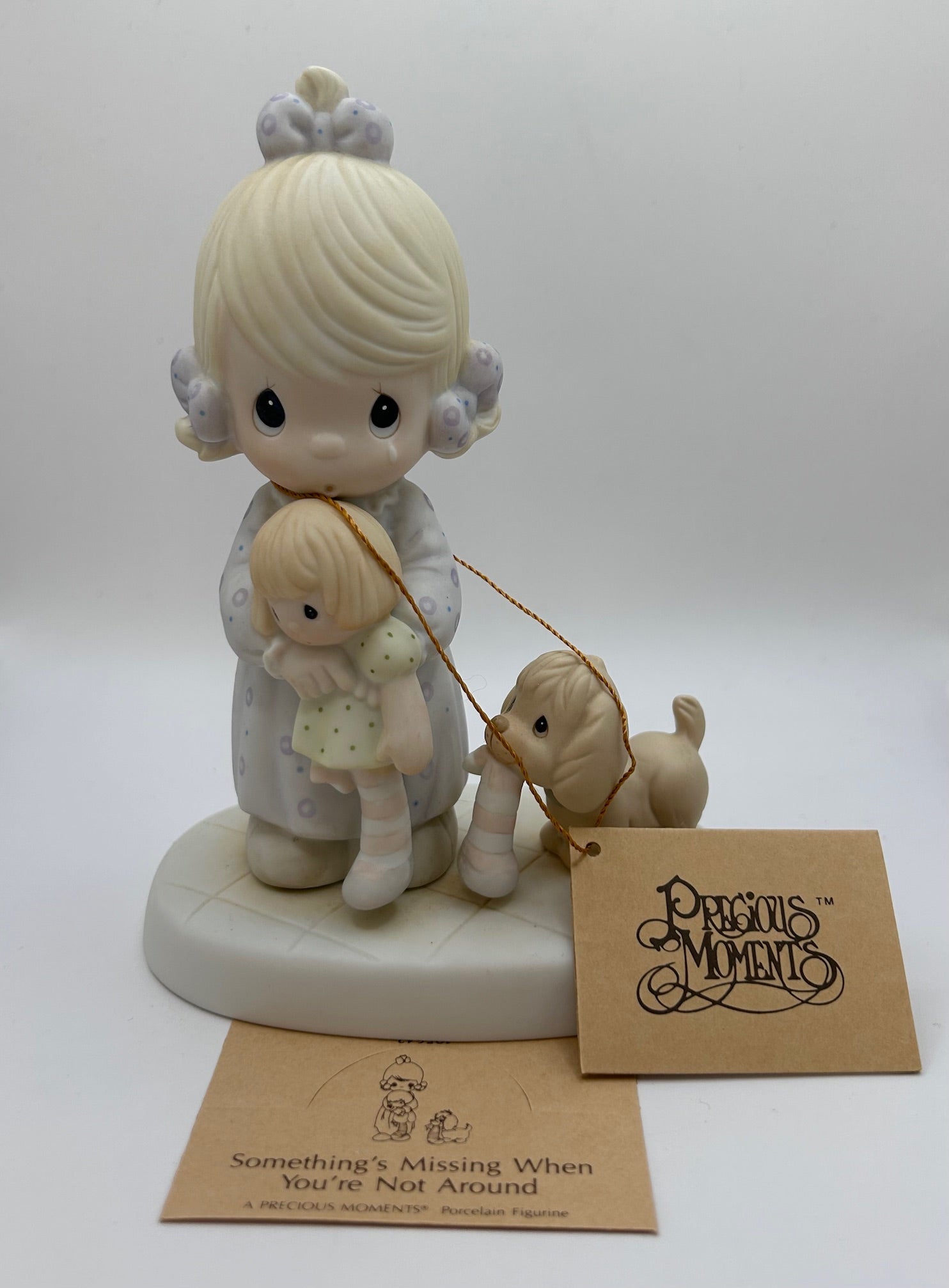 Precious Moments Vintage 1988 Something's Missing When You're Not Arou ...
